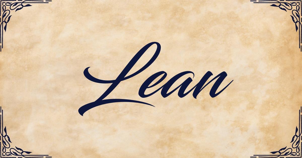 Lean: Información Completa, Definición, Ejemplos y Más